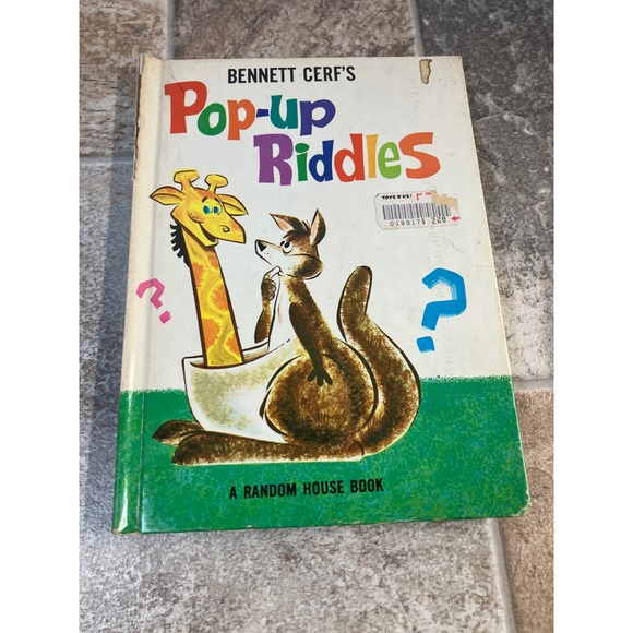 Bennett Cerf | Toys | Bennett Cerfs Pop Up Riddles Vintage Childrens ...